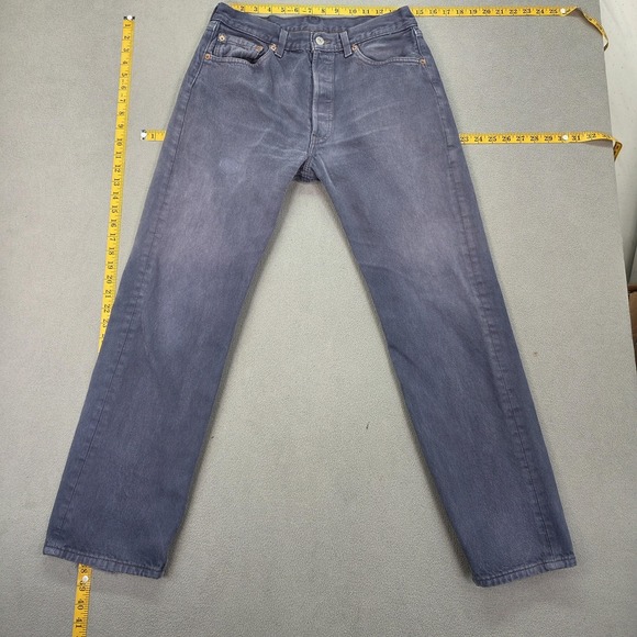 Levi's | Jeans | Vintage Levis 5 Jeans Mens Black Faded Straight Button ...